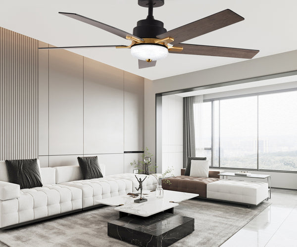 LED Indoor/Outdoor Ceiling Fan with Light Introduction – ElephantDepot